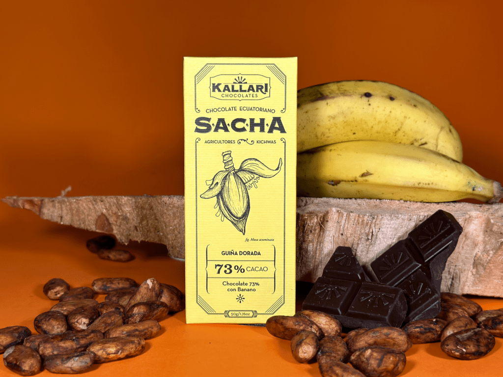 Barra Sacha Golden Guinya 73% – Kallari ChocolateAmazónico | El mejor ...